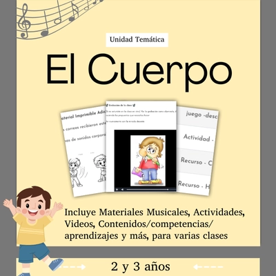 Secuencia de Actividades: El Cuerpo - 2 y 3 años - Musifica
